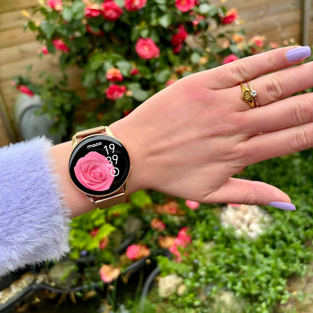 Maoo Ventura AMOLED Smartwatch Dames Zwart