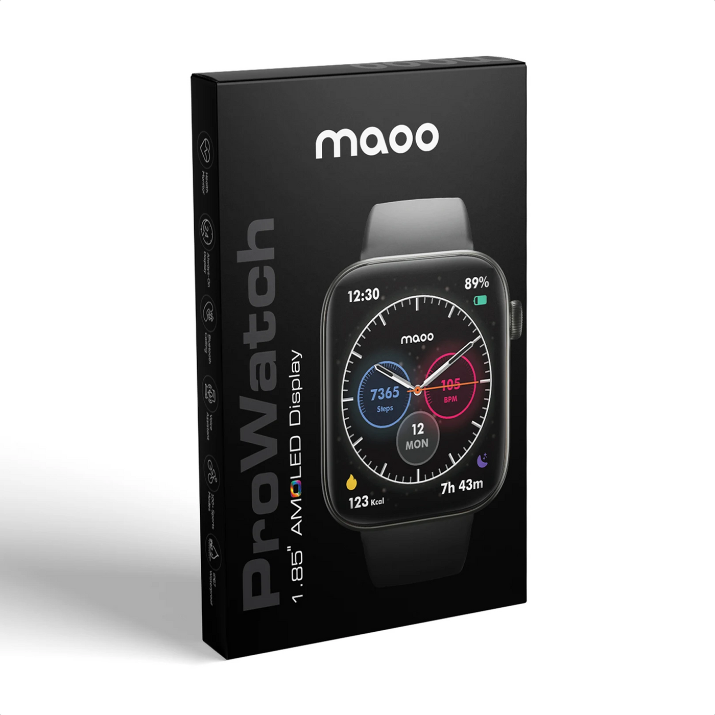 Maoo ProWatch AMOLED Smartwatch Dames Rosé Goud