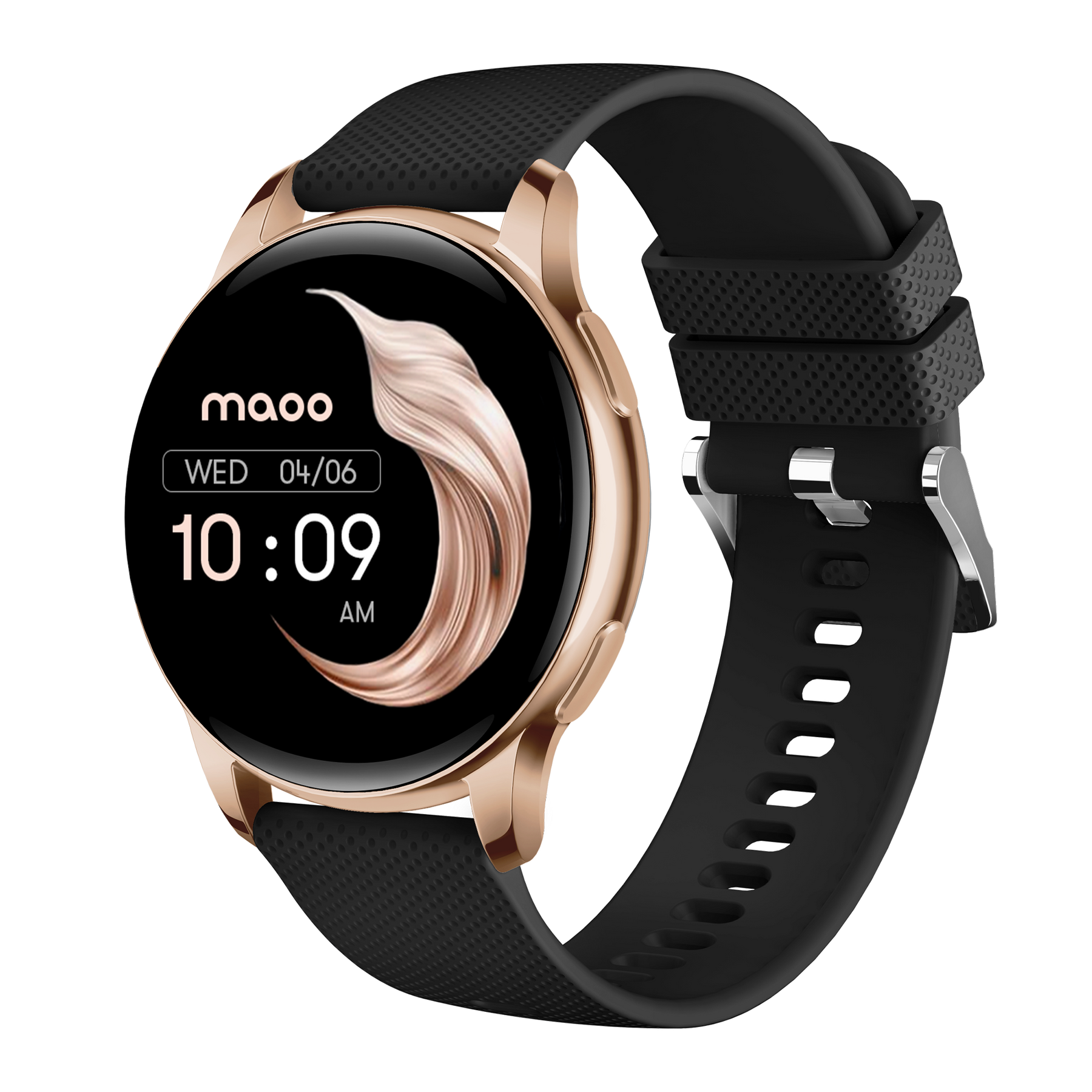 Maoo Ventura AMOLED Smartwatch Dames Rosé Goud